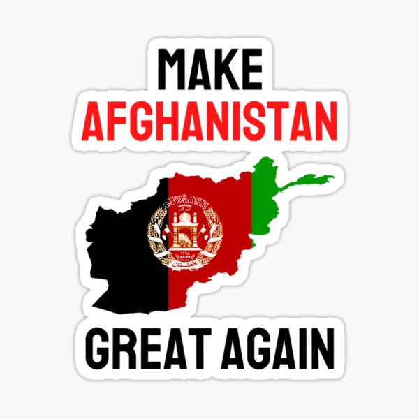 "Make Afghanistan Great Again Free Afghanistan From Taliban" Sticker ...