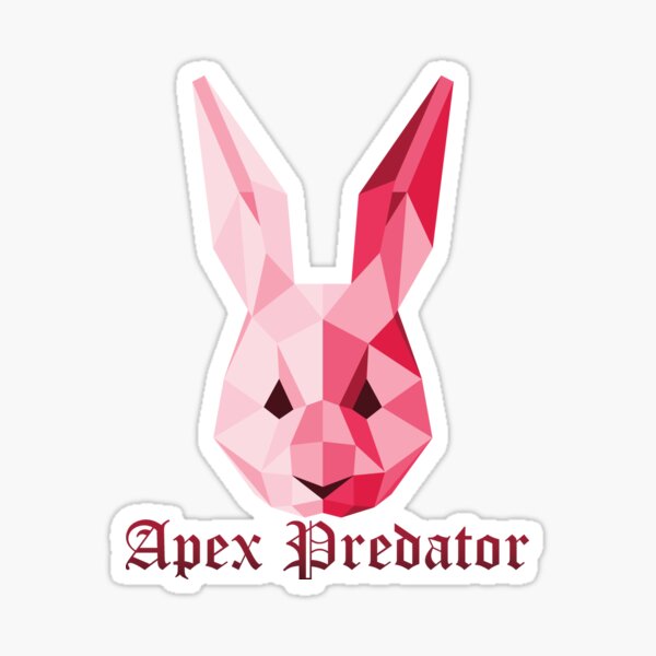 "Apex Predator" Sticker for Sale by DapperZombee | Redbubble