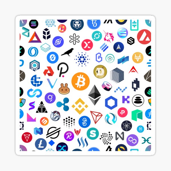 "Crypto currency" Sticker for Sale by benbdprod | Redbubble