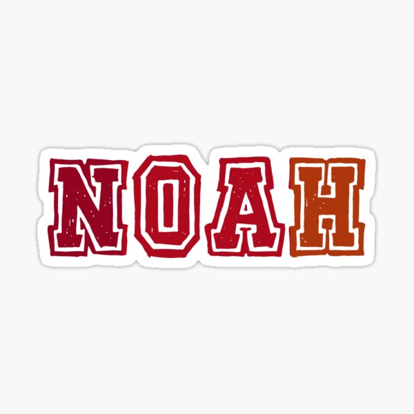 "NOAH" Sticker for Sale by ruviogevio | Redbubble
