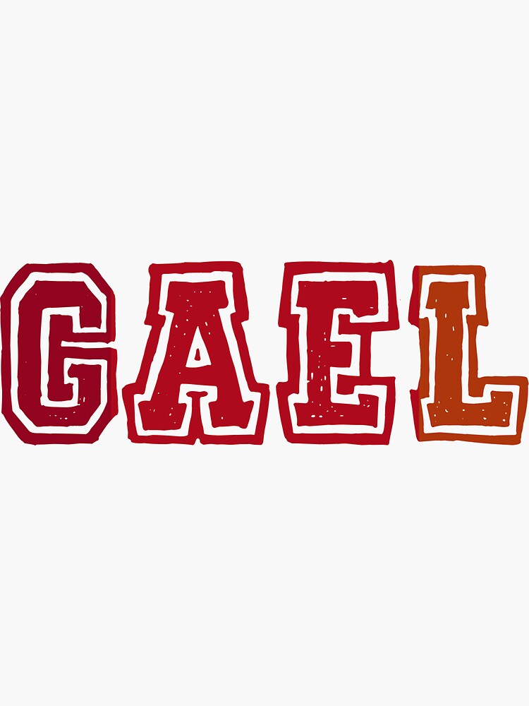 "GAEL" Sticker for Sale by ruviogevio | Redbubble