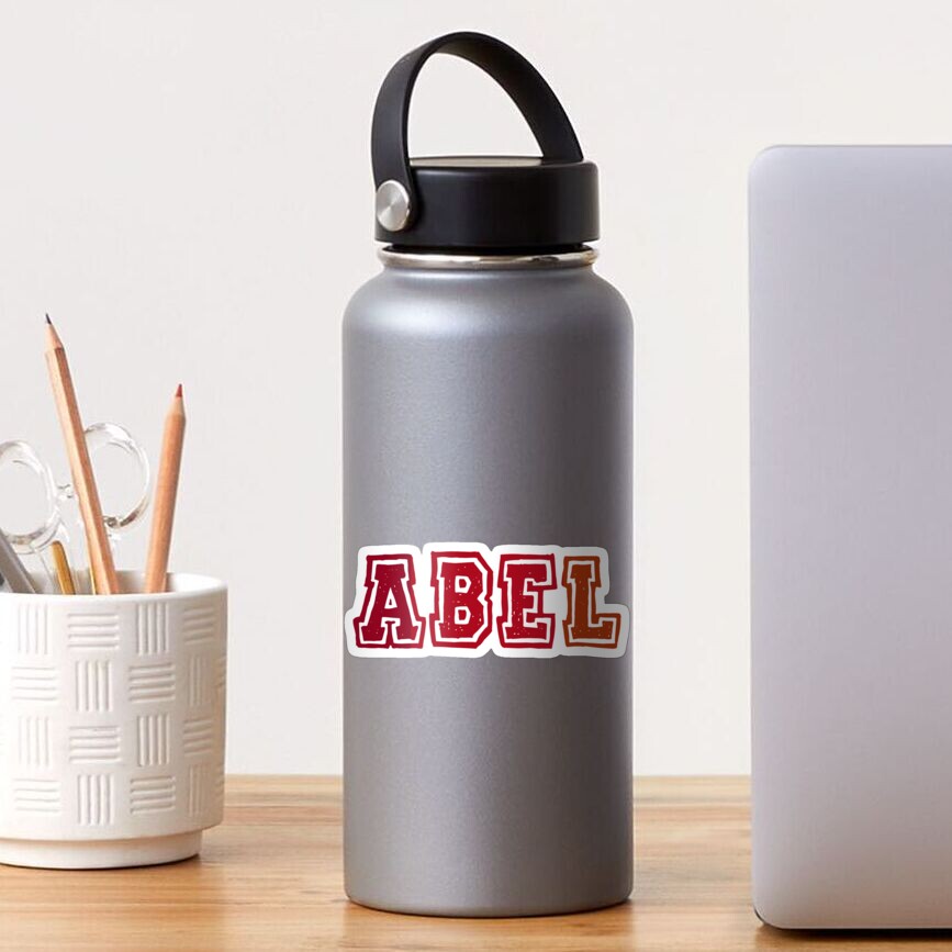 "ABEL" Sticker for Sale by ruviogevio | Redbubble