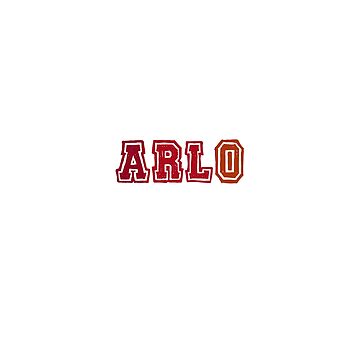 "ARLO" Sticker for Sale by ruviogevio | Redbubble