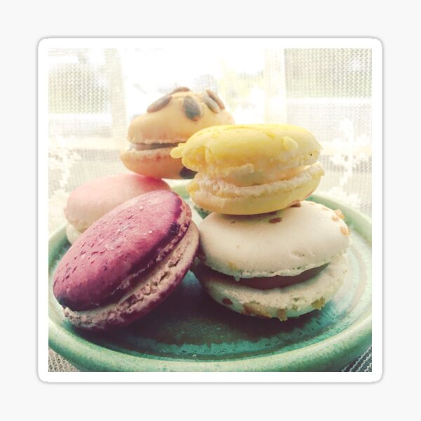 "Macaroons " Sticker by Bellefleurista | Redbubble
