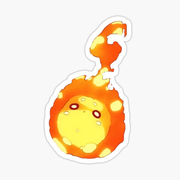 "Fire Force sputter" Sticker for Sale by Akira-1410 | Redbubble