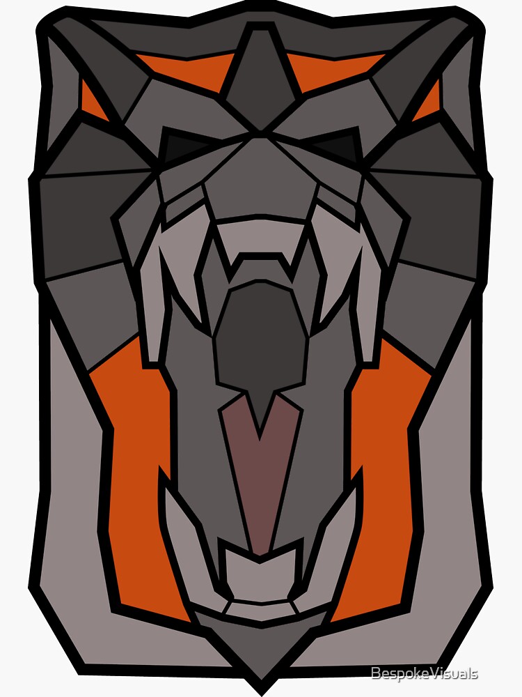 "OSRS Dragonfire Shield" Sticker for Sale by BespokeVisuals | Redbubble