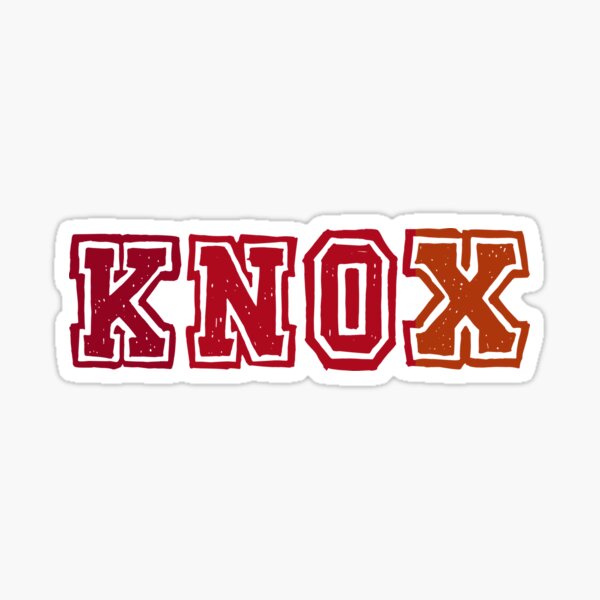 "KNOX" Sticker by ruviogevio | Redbubble