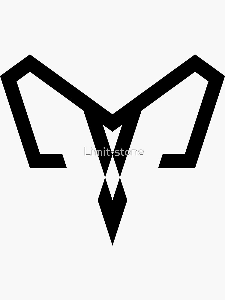 "simple logo" Sticker for Sale by Limit-stone | Redbubble