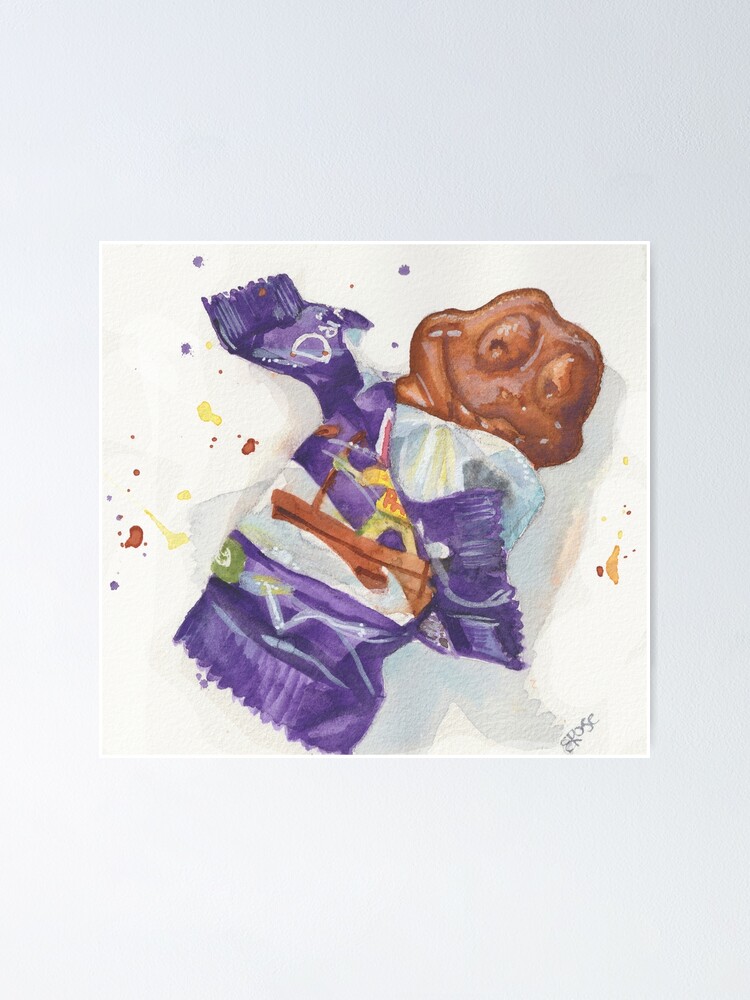 "Choccy Frog" Poster for Sale by EmilyRosePerth | Redbubble