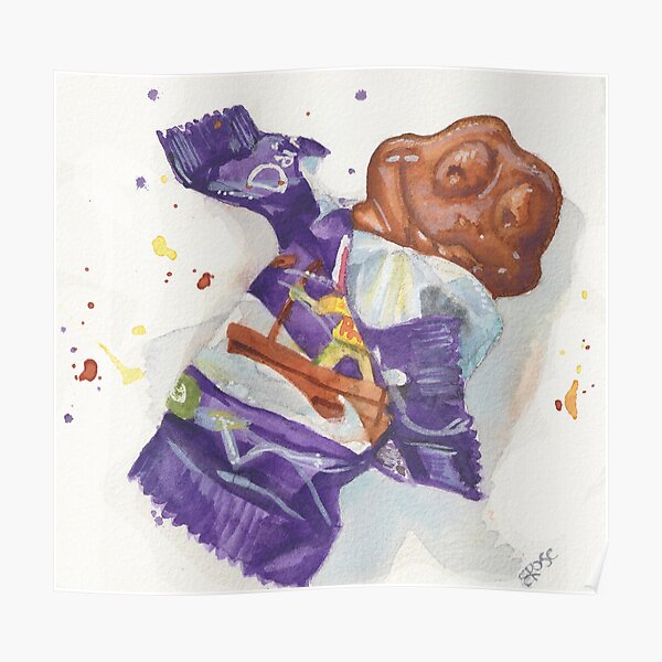 "Choccy Frog" Poster for Sale by EmilyRosePerth | Redbubble