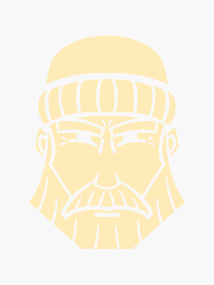 "AstroJack Face Solid" Sticker by AstrojackCoffee | Redbubble