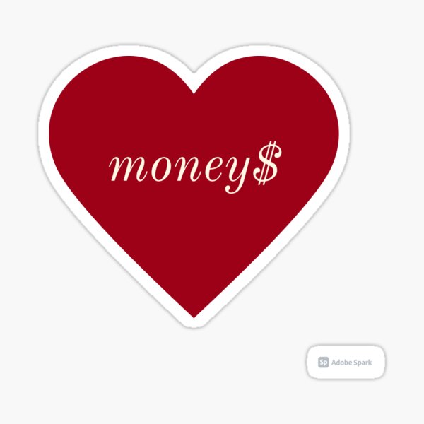 "money sticker" Sticker for Sale by archangel444 | Redbubble