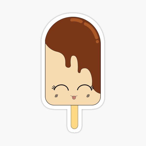 "Cute Ice cream bar" Sticker for Sale by MaryamsDesign | Redbubble