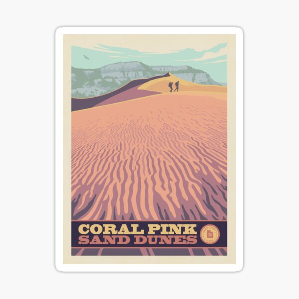 "Coral Pink Sand Dunes State Park Utah" Sticker for Sale by Lorebbb10 ...