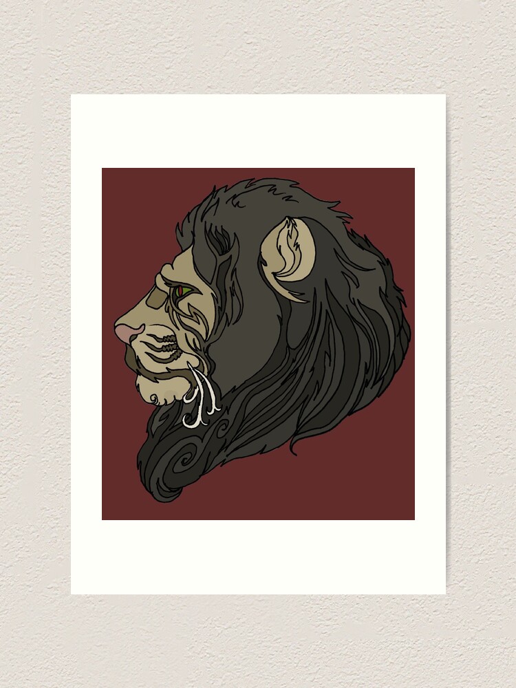 "National Animal of Libya: Lion" Art Print for Sale by nationalkingdom ...