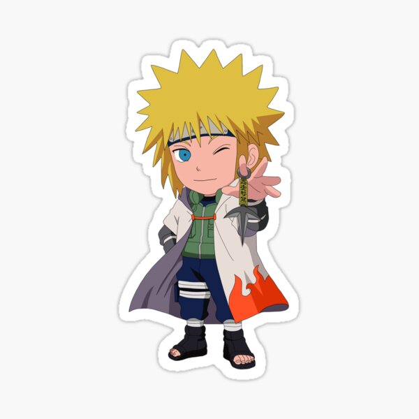"Chibi Minato" Sticker for Sale by robertsonmarvin | Redbubble