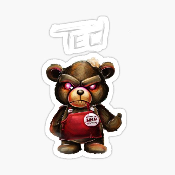 "Ted" Sticker for Sale by Wakdooni | Redbubble