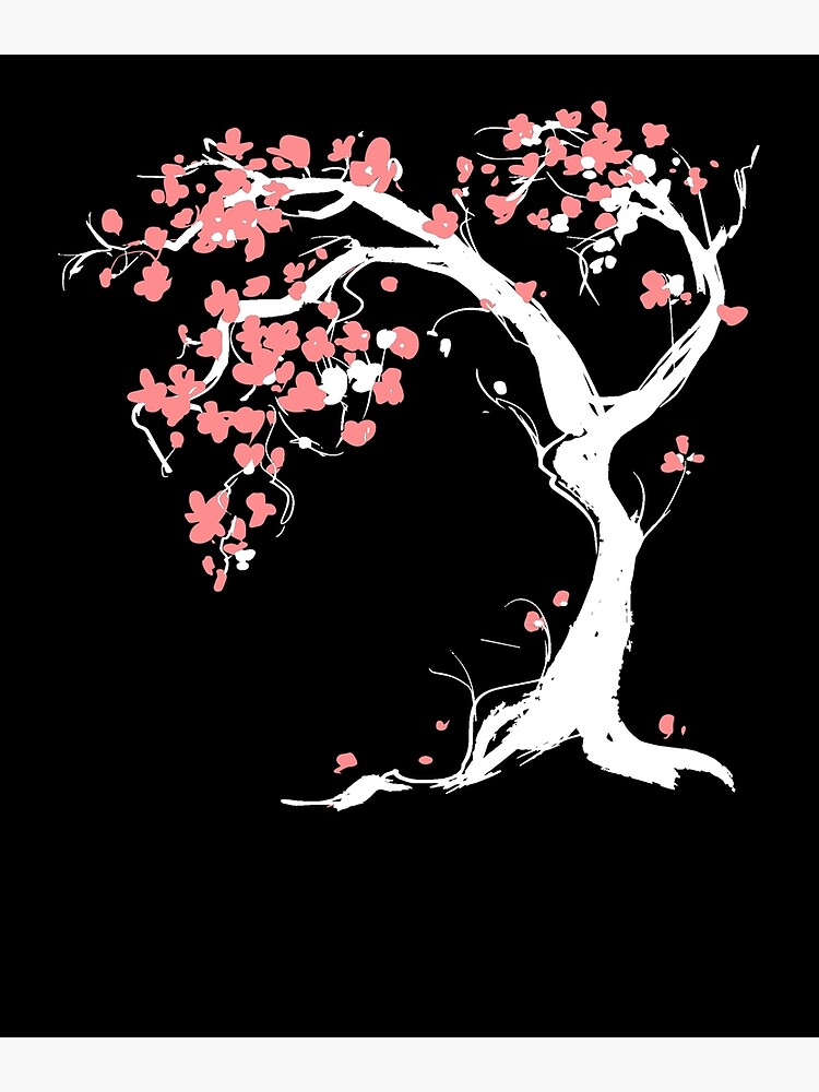 "Japanese Sakura Graphic Vintage Cherry Blossom Sakura Tree Japanese ...