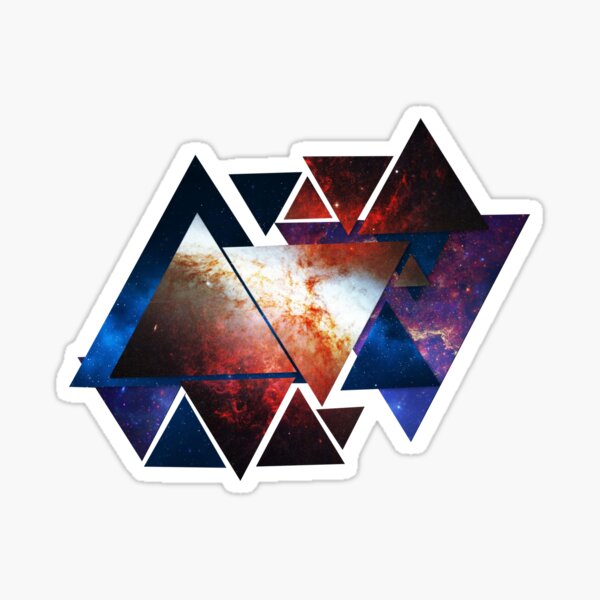 "Triangle " Sticker for Sale by Space-Arts | Redbubble