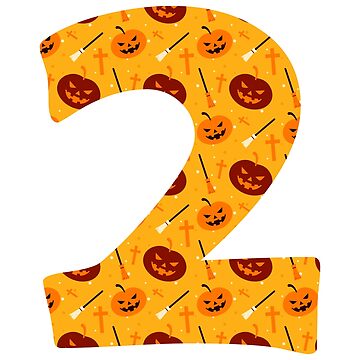 "Halloween Number 2" Sticker for Sale by HARI POX | Redbubble