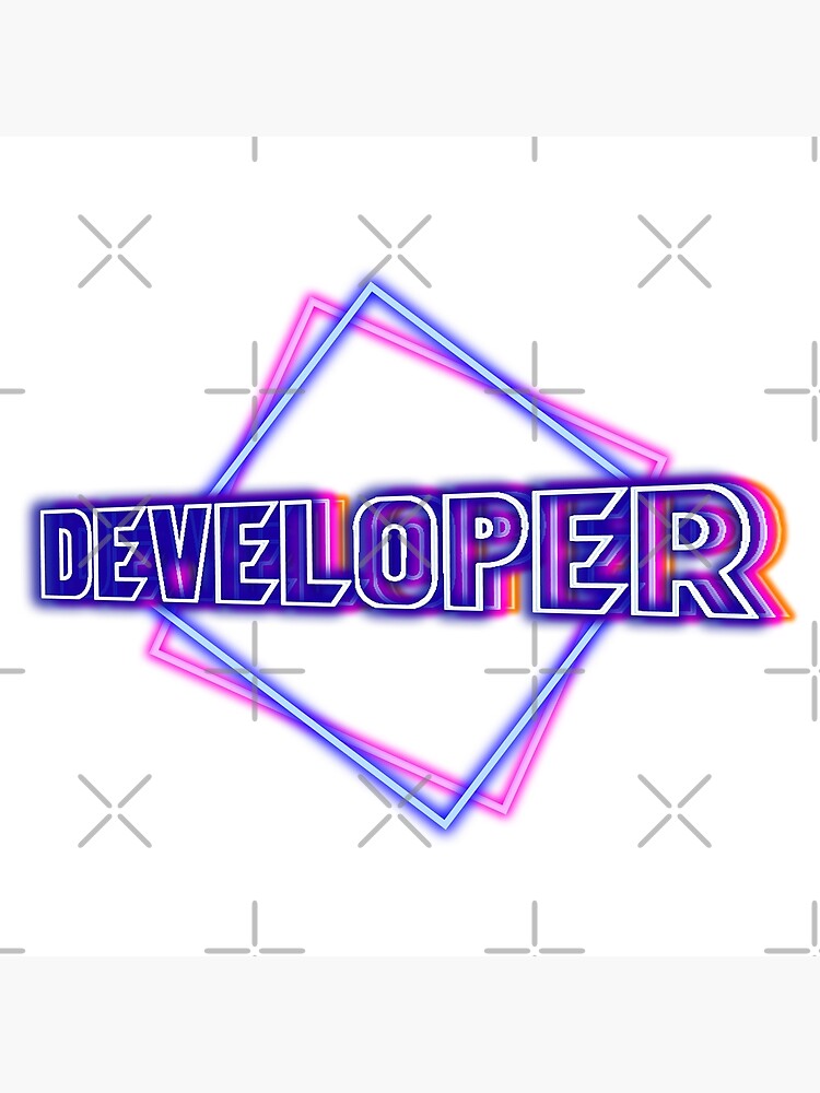 "Roblox Studio Developer neon" Poster by Infdesigner | Redbubble