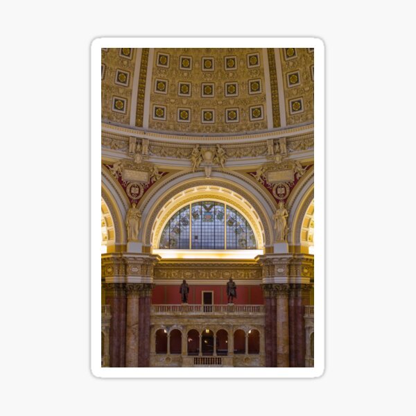 "DC / Library of Congress" Sticker for Sale by aahhdee | Redbubble