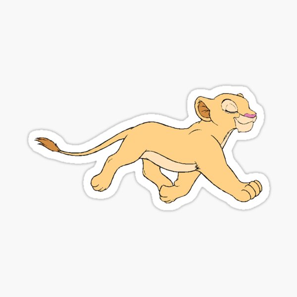 "nala 3 from lion king" Sticker for Sale by KnitNknot | Redbubble