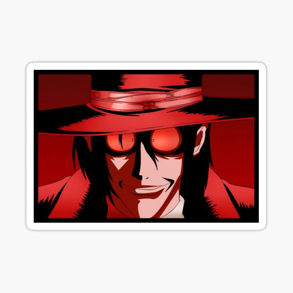 "Hellsing Alucard Fanart" Sticker for Sale by AeneaJones | Redbubble