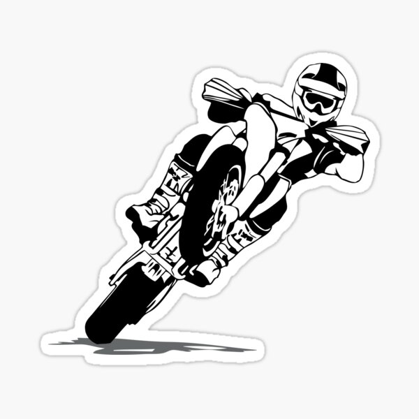 Motorcyclist Stickers | Redbubble