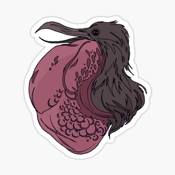 "National Animal of Nauru: Frigatebird" Sticker for Sale by ...