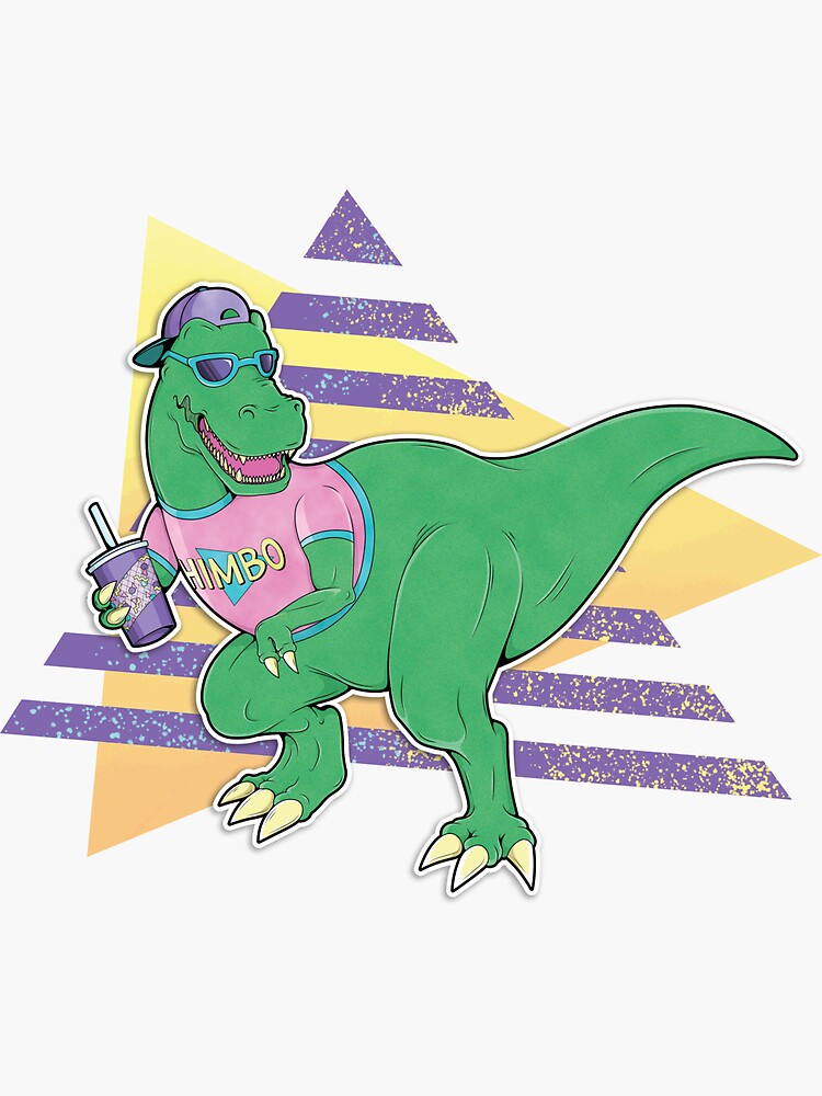 "Rad Rex" Sticker for Sale by JaimieMcCaw | Redbubble