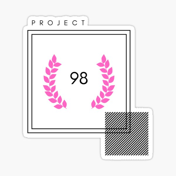 "Project 98" Sticker by BlackPearlz | Redbubble