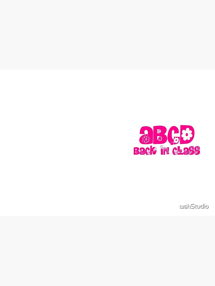 Carnet cartonné « ABCD retour en classe svg, tee-shirt de début d’école ...