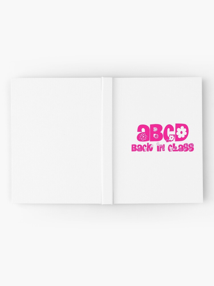 Carnet cartonné « ABCD retour en classe svg, tee-shirt de début d’école ...