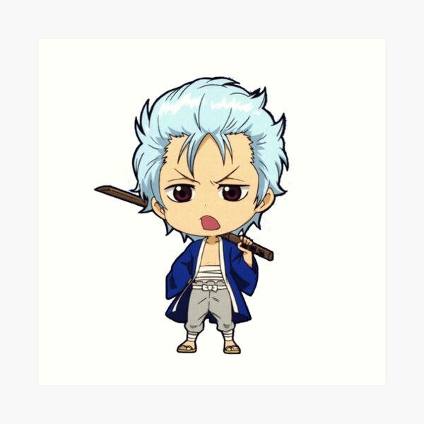 "Gintama - Gintoki Sakata chibi" Art Print by youngtrendsette | Redbubble