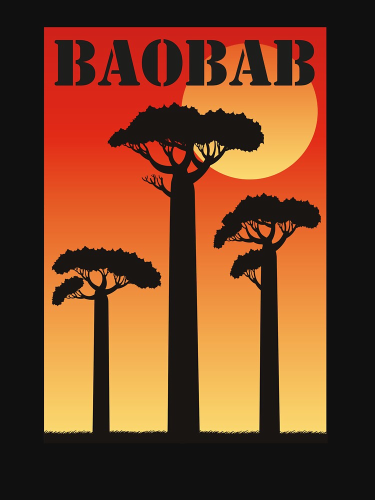 "Baobab madagascar Tree African T-shirt" T-shirt by UcefKadi ...