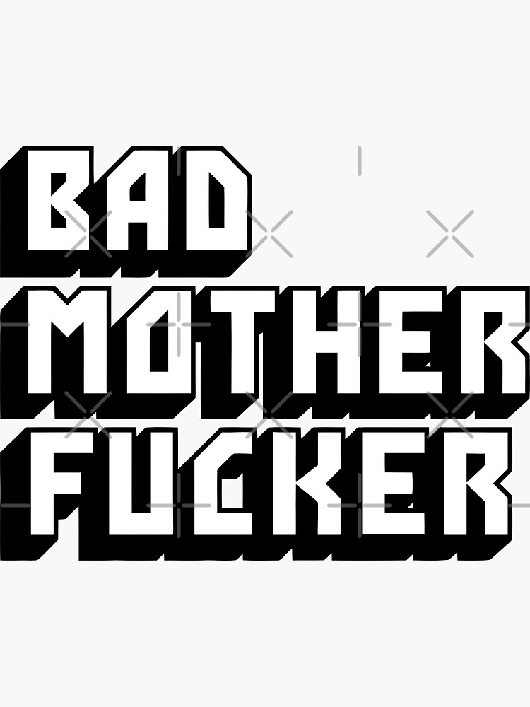 "BMF" Sticker by FirstImpact | Redbubble