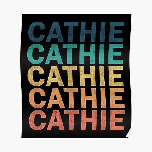 Póster «Camiseta con nombre de Cathie - Camiseta de artículo de regalo ...