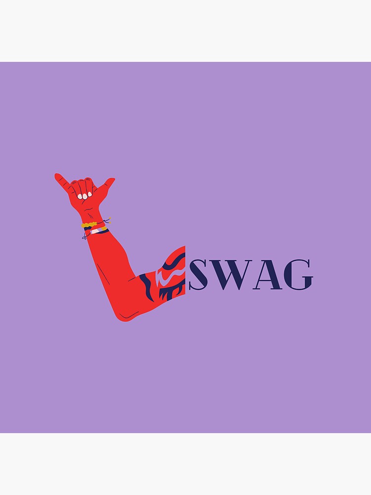 "SWAG" Sticker by ayshafarahana | Redbubble
