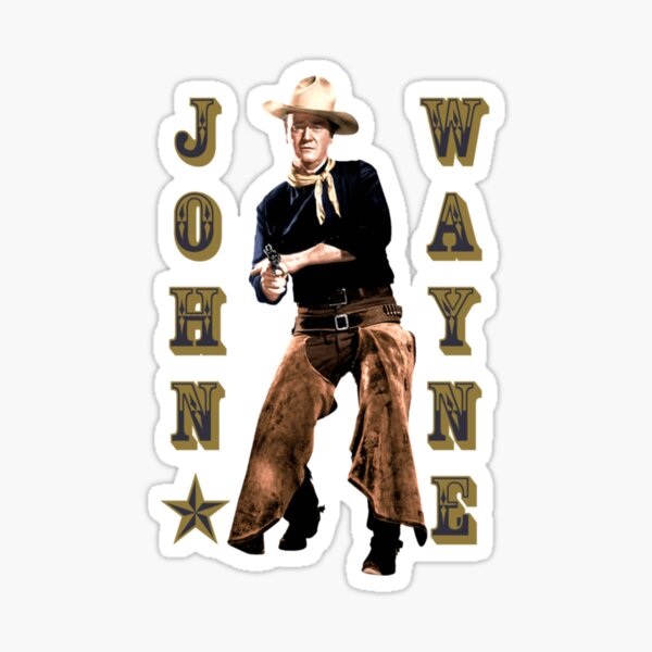"John-Wayne| Perfect Gift|John Wayne" Sticker for Sale by sandybeula | Redbubble