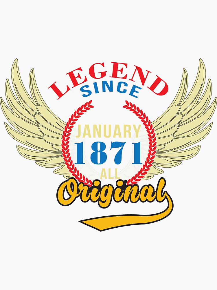 "Legend since original | angle wing | eagle" Sticker for Sale by ...