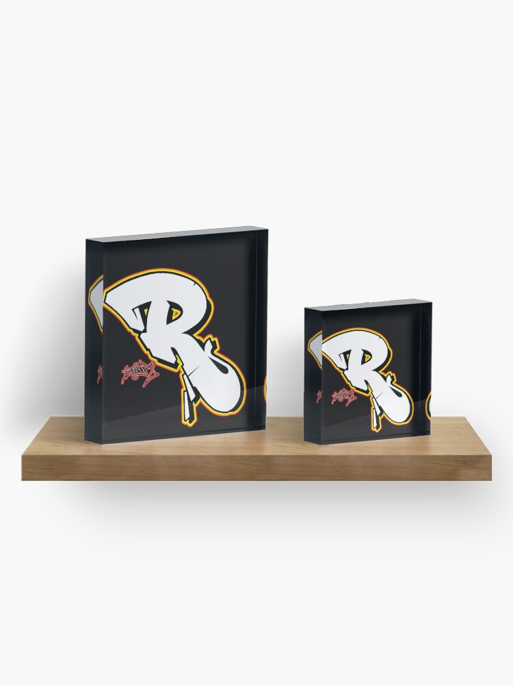 Acrylblock for Sale mit " BUCHSTABE R VON ESONE URBAN GRAFFITI STREET ...