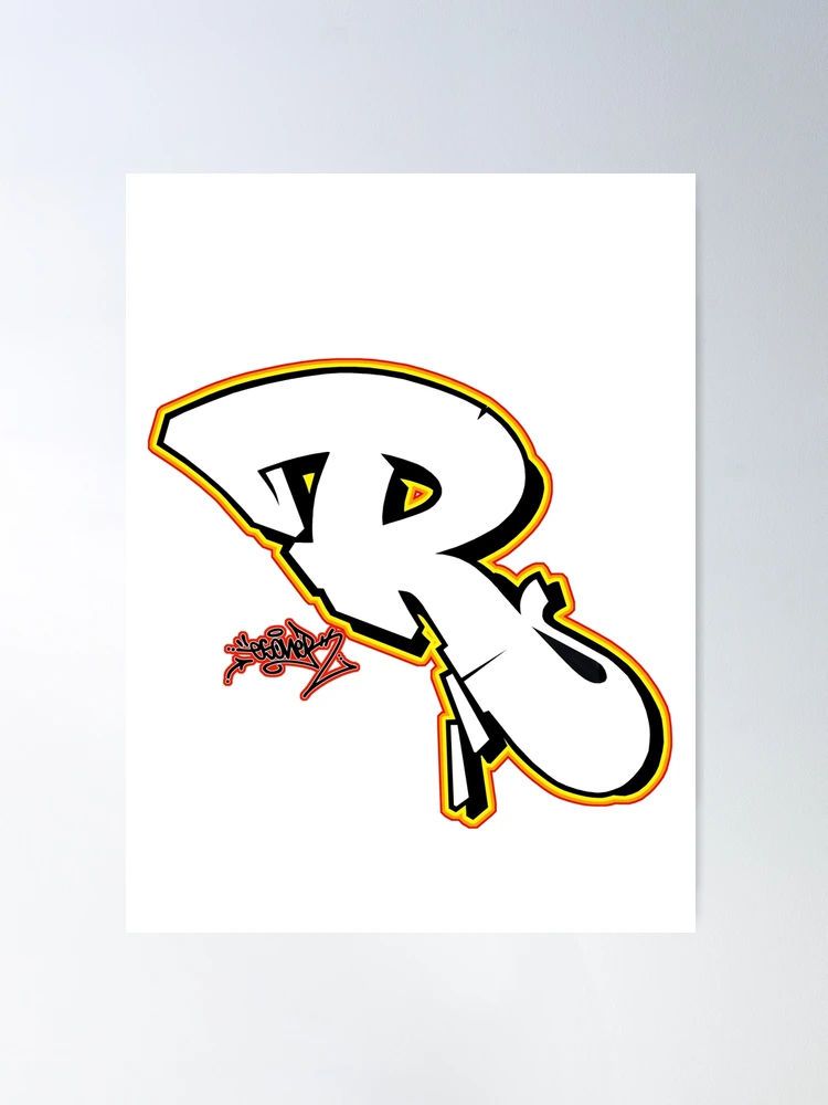 Lettre R Dans Les Graffitis J'ai Fait Cette Lettre Graffiti, J'aime