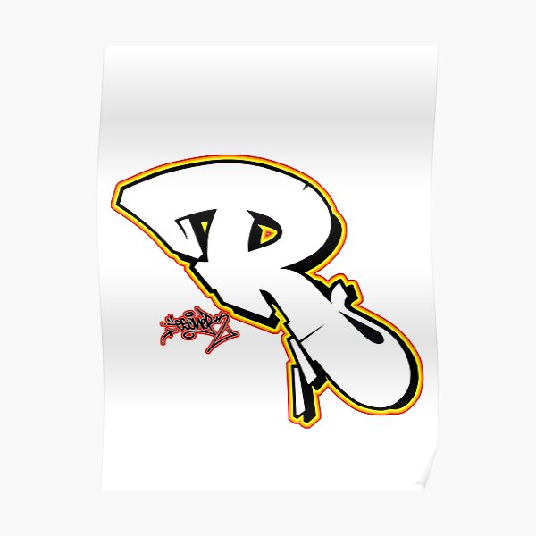 " LETTER R BY ESONE URBAN GRAFFITI STREET STYLE " Poster by ...
