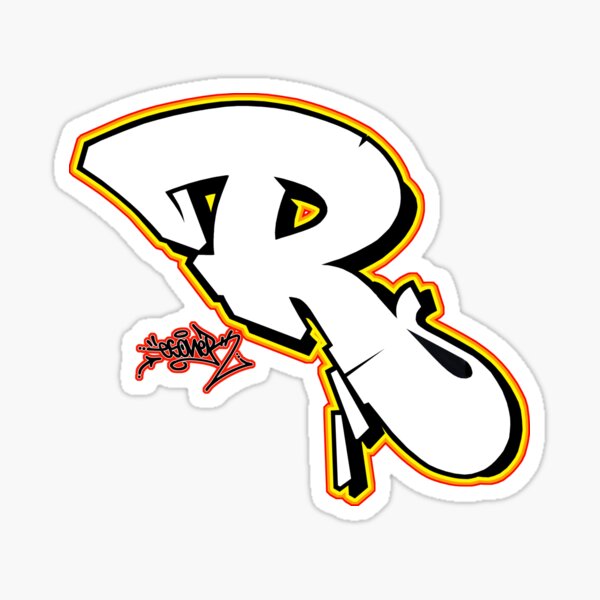 " LETTER R BY ESONE URBAN GRAFFITI STREET STYLE " Sticker for Sale by ...