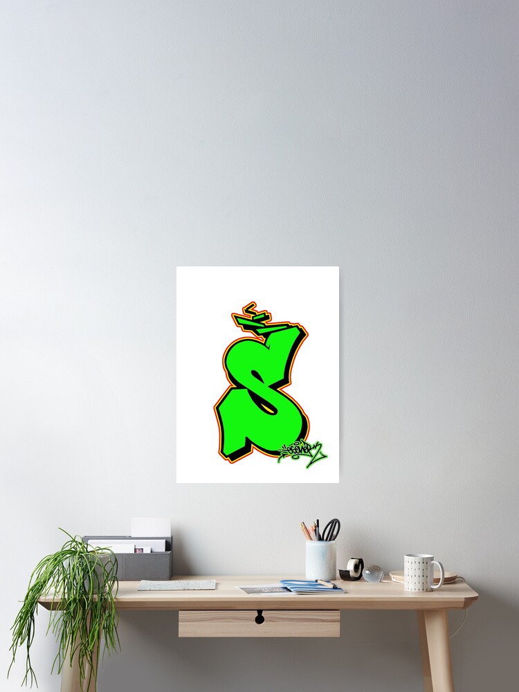 " LETTER S BY ESONE URBAN GRAFFITI STREET STYLE " Poster for Sale by ...