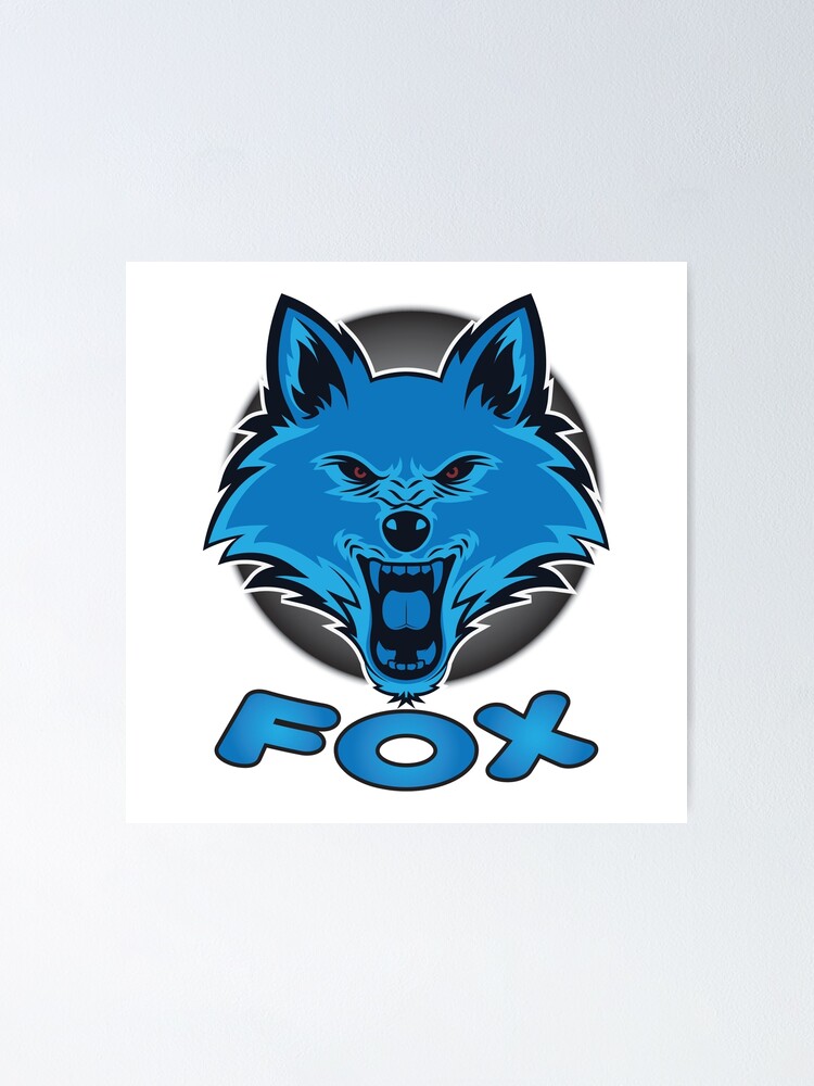 "danger fox " Poster for Sale by Graphixmax | Redbubble