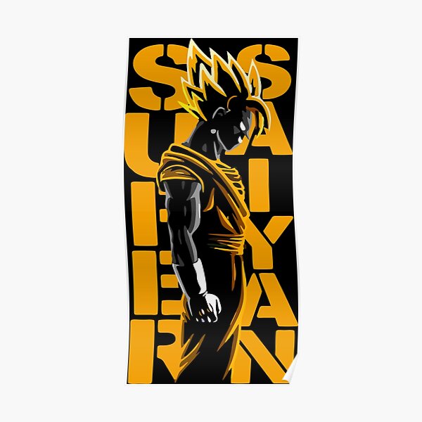 "DBZ Goku Super Saiyan " Poster by wanc-designs | Redbubble