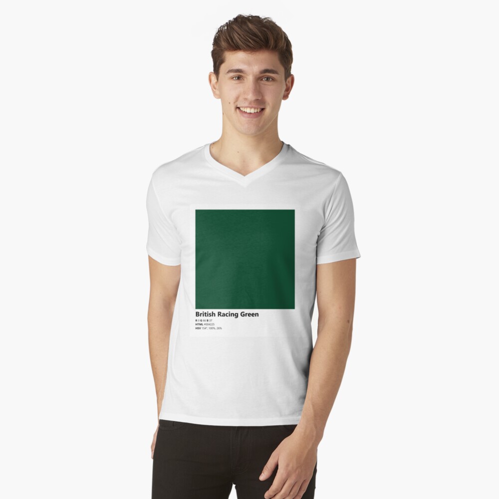 "Color Swatch/Card (British Racing Green)" Sticker for Sale by ...