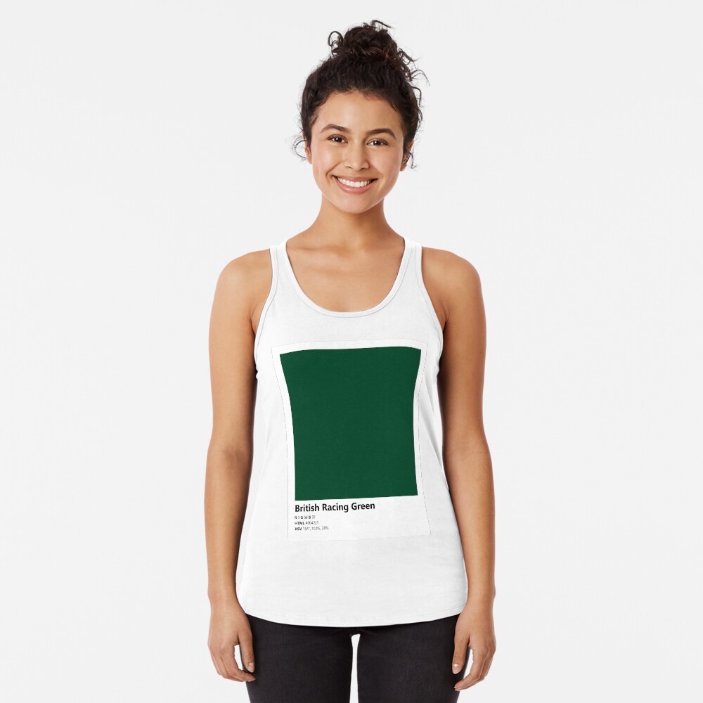 "Color Swatch/Card (British Racing Green)" Sticker for Sale by ...